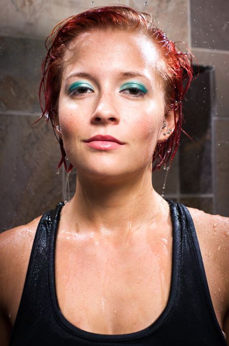 Model In A Shower • Bailward Photography • Fraser Valley Portrait ...